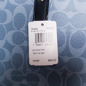 Coach | Bags | Nwt Coach 76636 Signature Town Tote Shoulder Bag | Poshmark